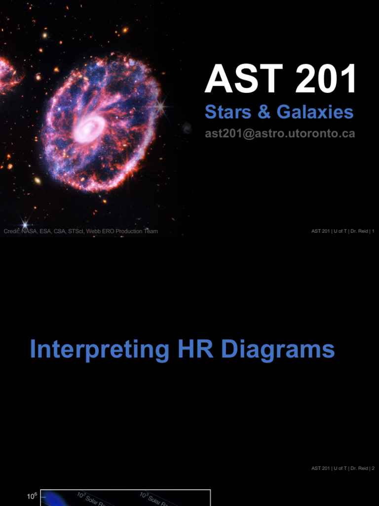 AST201 Winter2025 Class13 Feb25 Interpreting HR Diagrams Posting | PDF ...