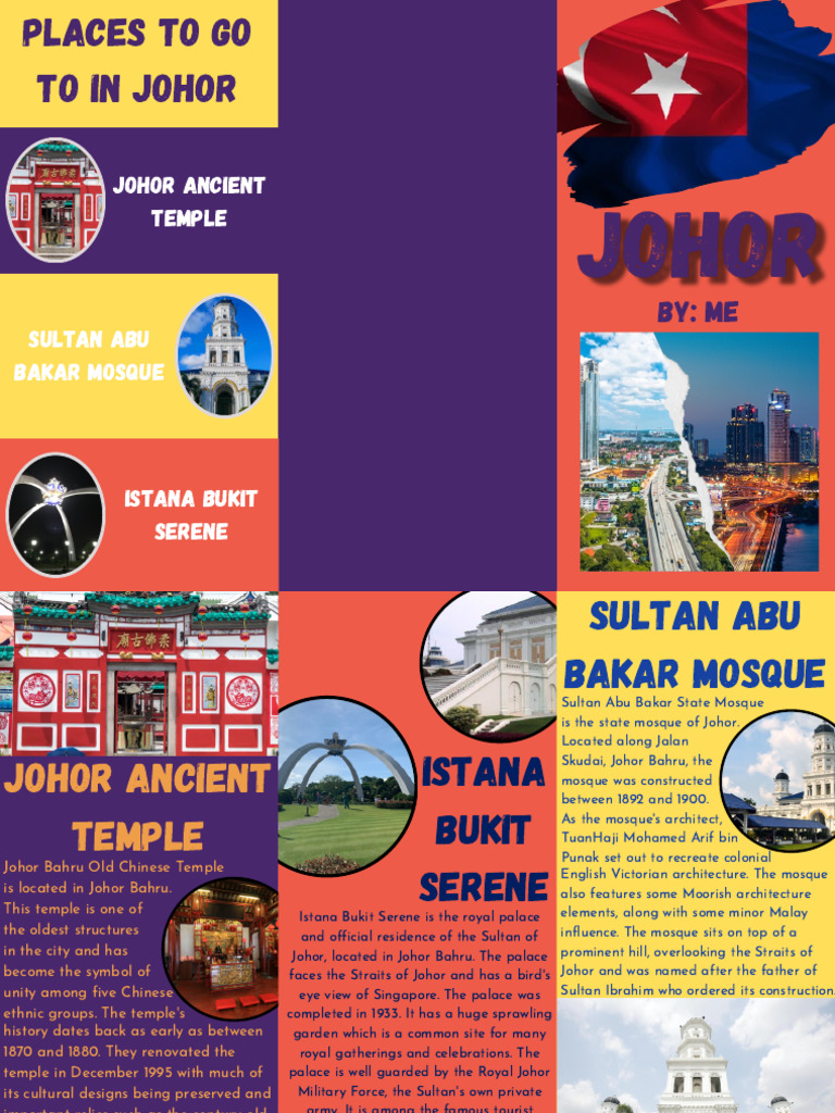 History Assignment (Places To Visit in Johor) | PDF