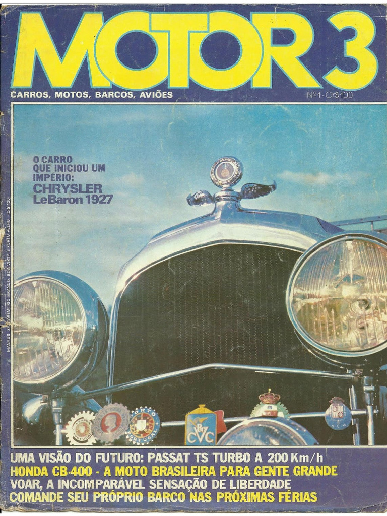 Capa-Revista Motor 3 N 01 | PDF