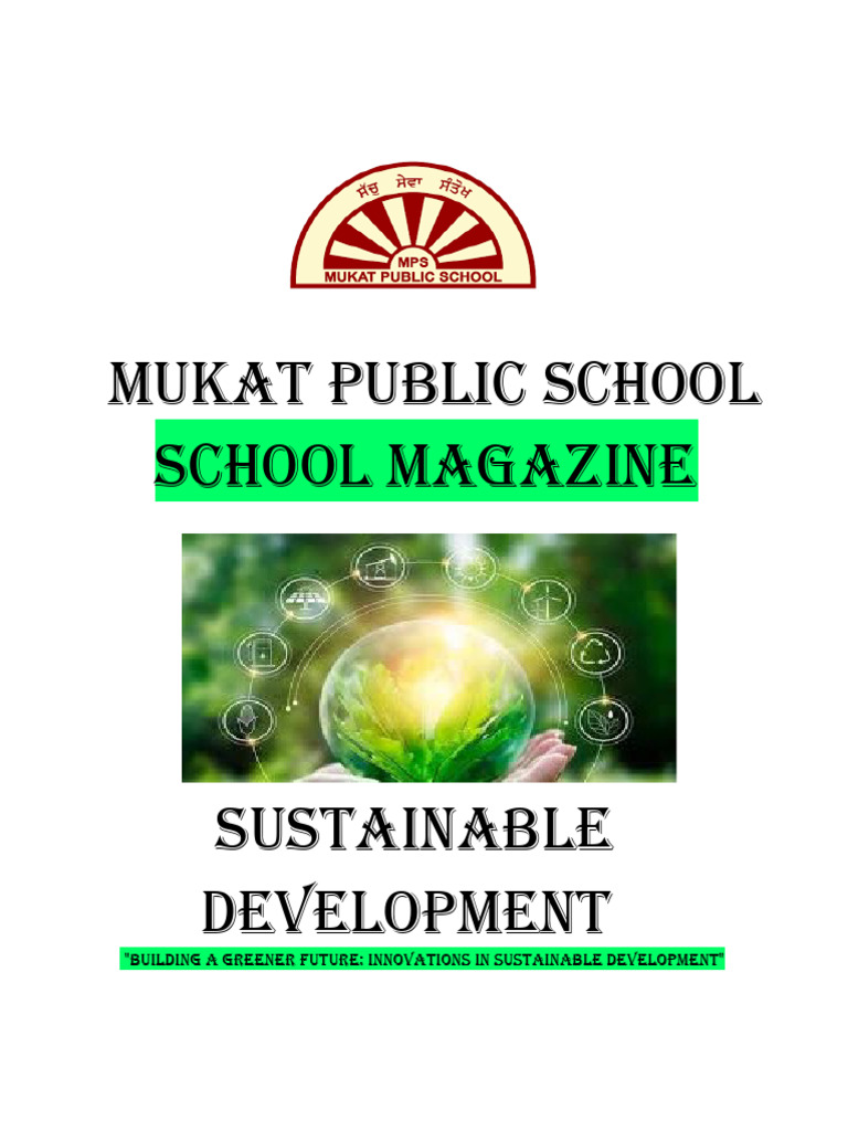 Sustainable Development Goals Explained | PDF | Sustainability ...