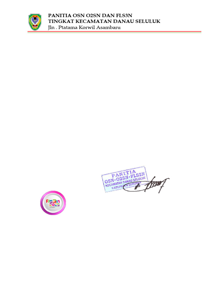 Undangan Sebagai Juri FLS3N | PDF