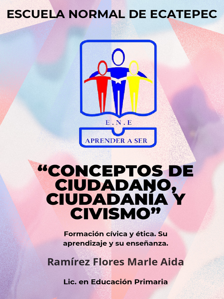 Conceptos de Ciudadano, Ciudadanía y Civismo | PDF