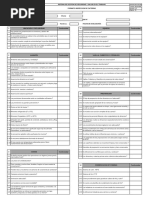 Formato de Check List Comedor | PDF