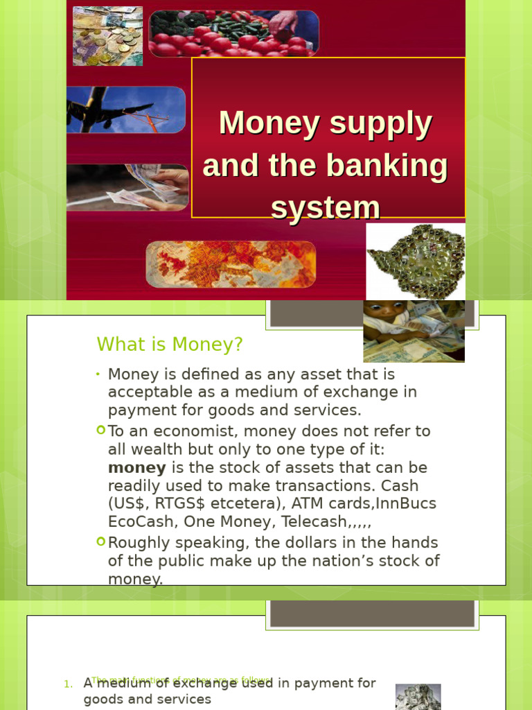 Money Supply and The Banking System | PDF | Money | Banks