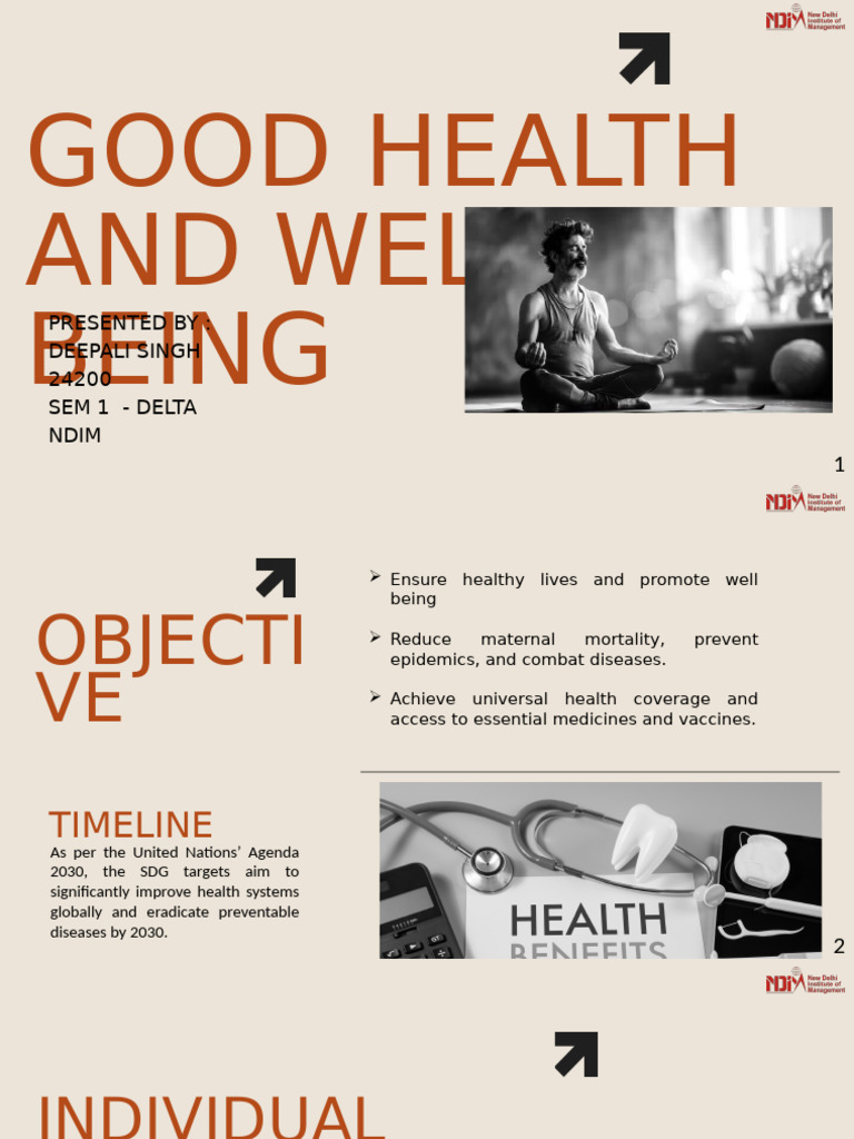 Good Health and Well Being | PDF | Health Care | Physical Fitness