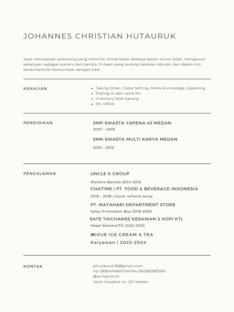 Cv. Johannes Christian II | PDF