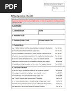 Eot Crane Inspection Checklist | PDF