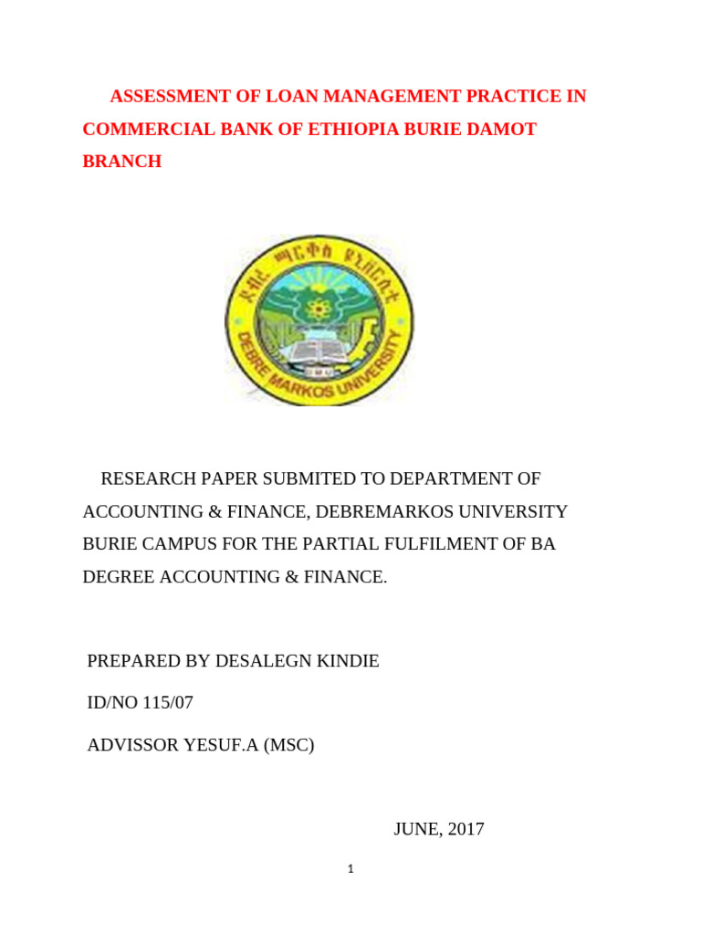 Samul | PDF | Loans | Finance & Money Management