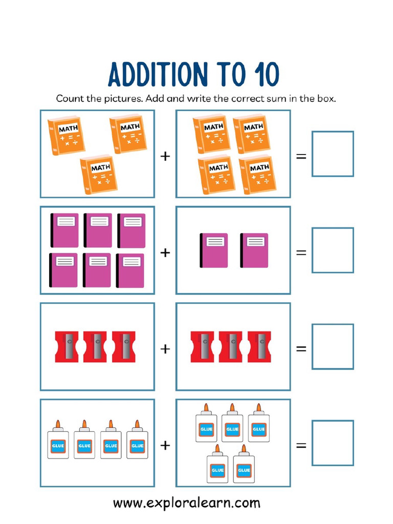 Picture Addition Level 2 | PDF