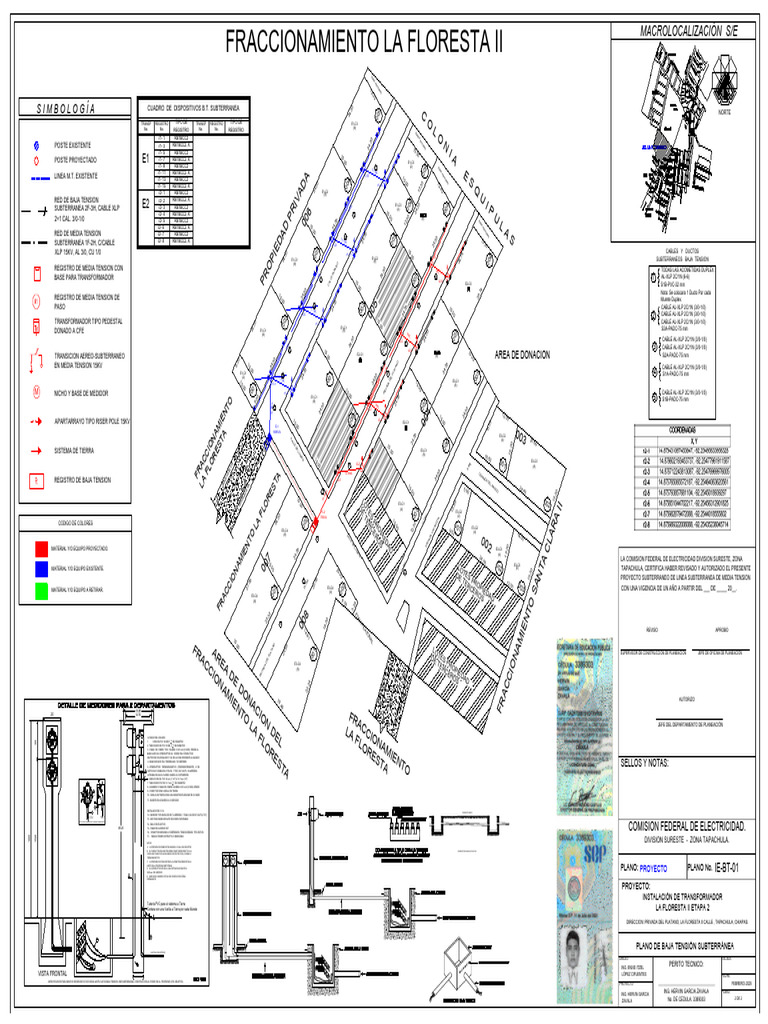 Plano 1 Floresta Etapa 2 Mt-Plano BT Proyecto | PDF