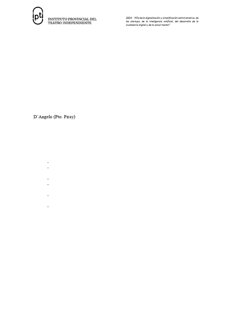 ACTA 2DO PLENARIO 2024 | PDF | Teatro