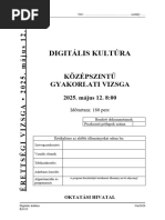 Központi Írásbeli Magyar Feladatlap 2025 Nyolcadikos | PDF