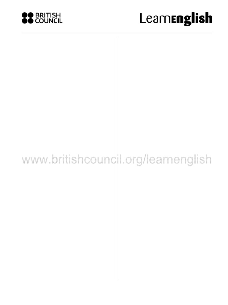 Learnenglish Podcasts Elementary 02 07 Transcript | PDF