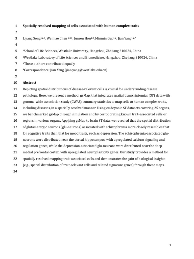 Song 等 - 2025 - Spatially resolved mapping of cells associated with ...