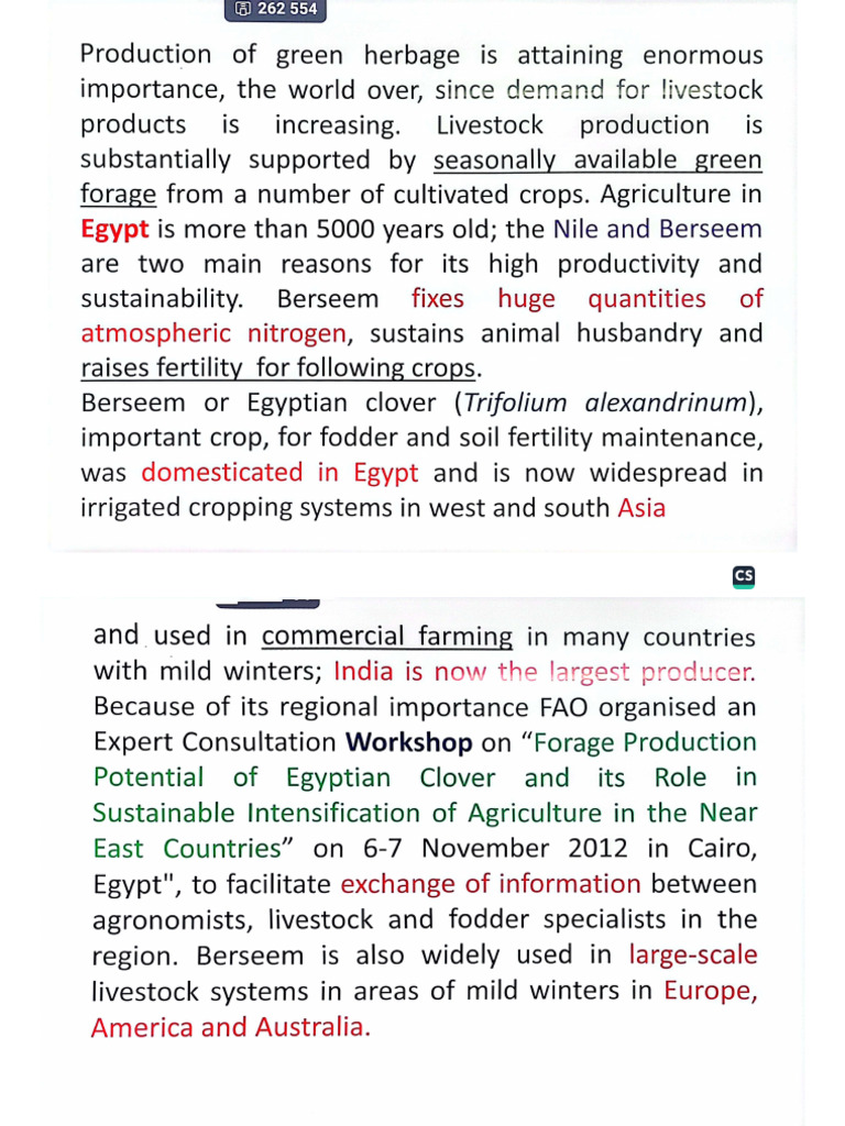 Fodder Production | PDF