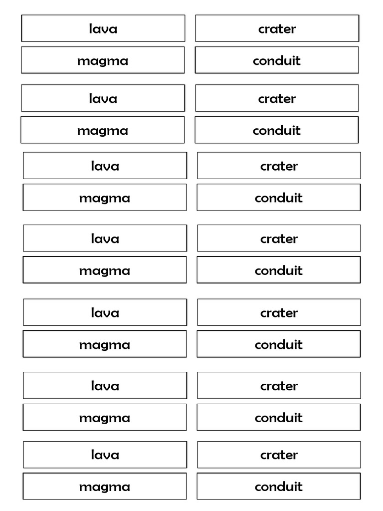Vocabulary Words For Print | PDF
