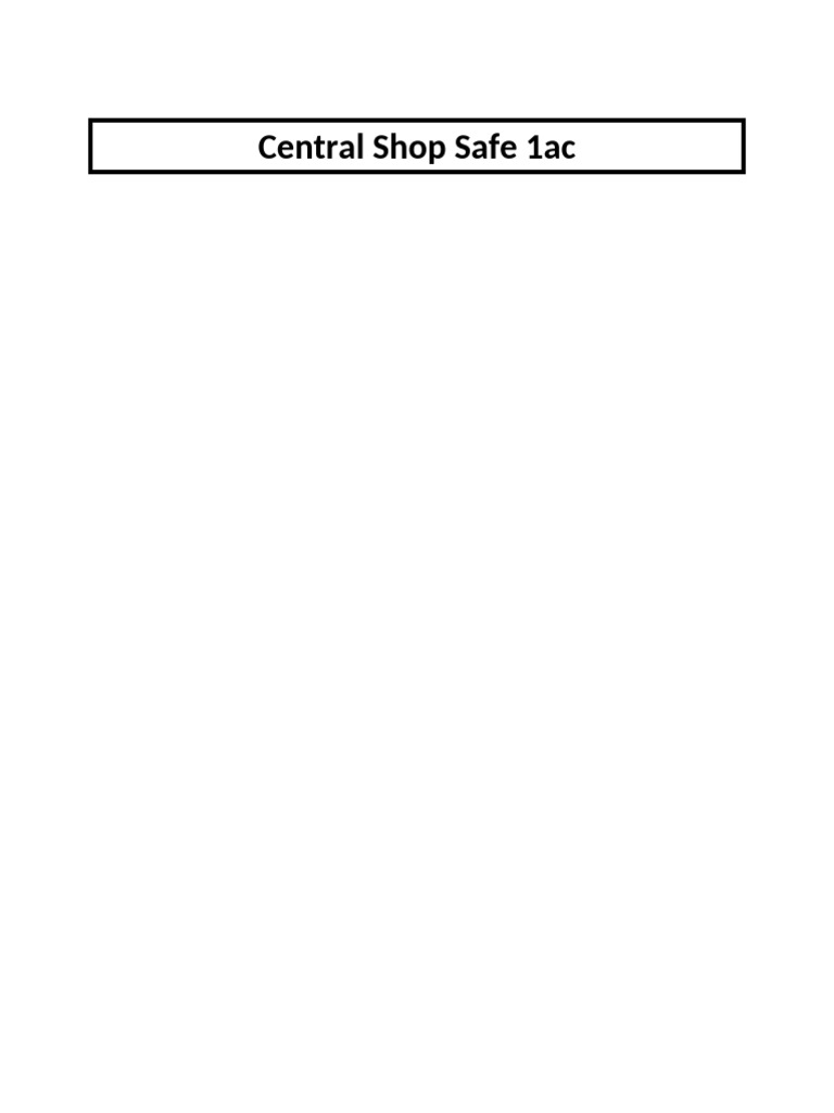 Central Shop Safe 1ac | PDF | Trademark Infringement | Money Laundering