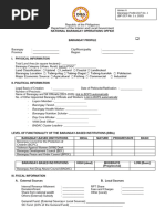Barangay Inhabitants Records 2024 | PDF