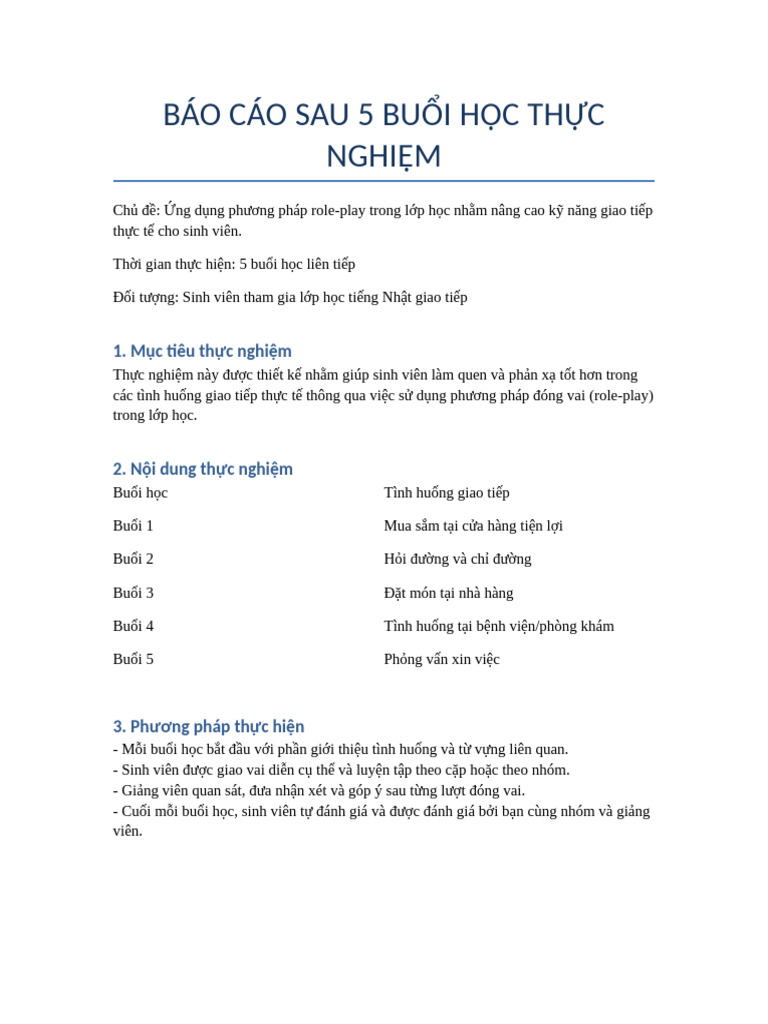 Bao_cao_5_buoi_hoc_roleplay | PDF
