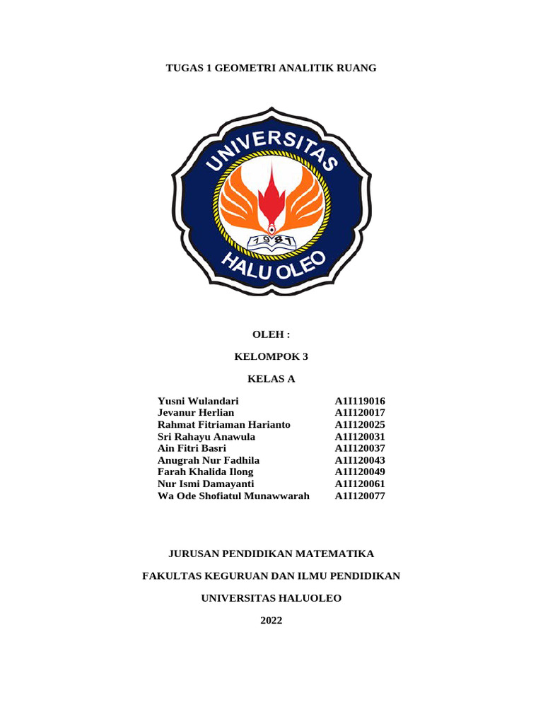 Gar A - KLP 3 - Tugas 1 | PDF
