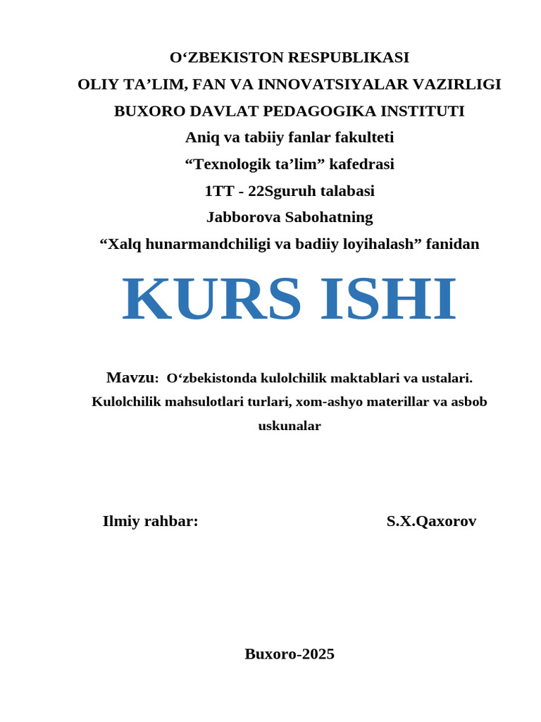 Kurs Ishi | PDF