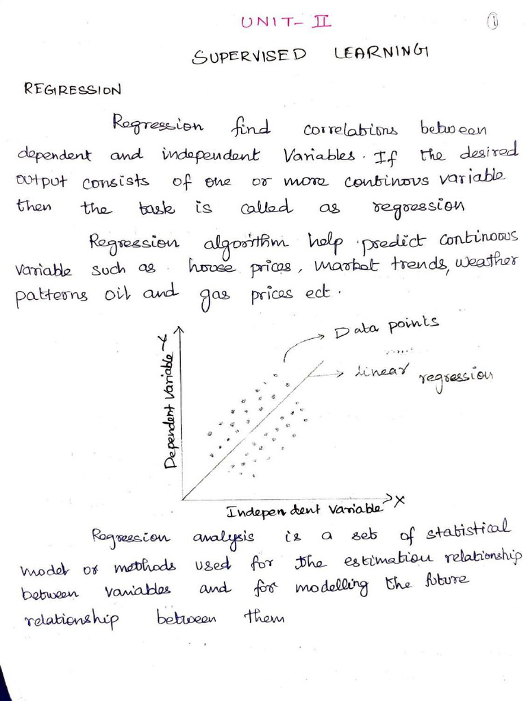 Al3451 ML Unit 2 Notes | PDF