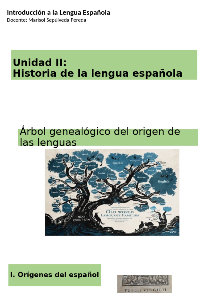 4 Unidad II Historia de La Lengua Española | PDF | Lengua española | España