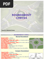 DMRB Guidelines for Roundabout Design | PDF | Interchange (Road) | Traffic