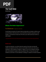 Discord Staff Guidelines and Rules | PDF