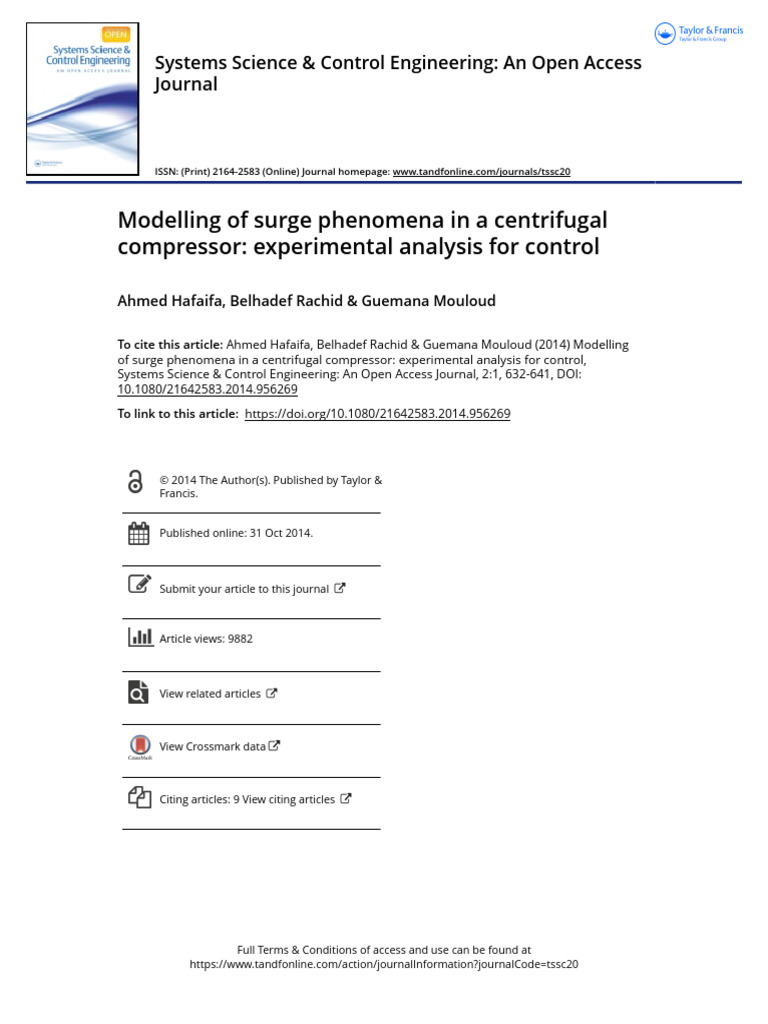 09.modelling of Surge Phenomena in A Centrifugal Compressor ...