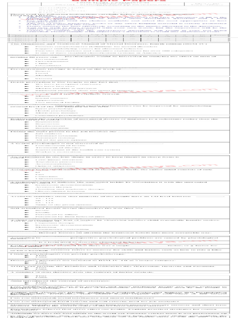 PSY101 Introduction To Psychology BBIT VU University Past Papers 2006 Final Term Session 3 | PDF