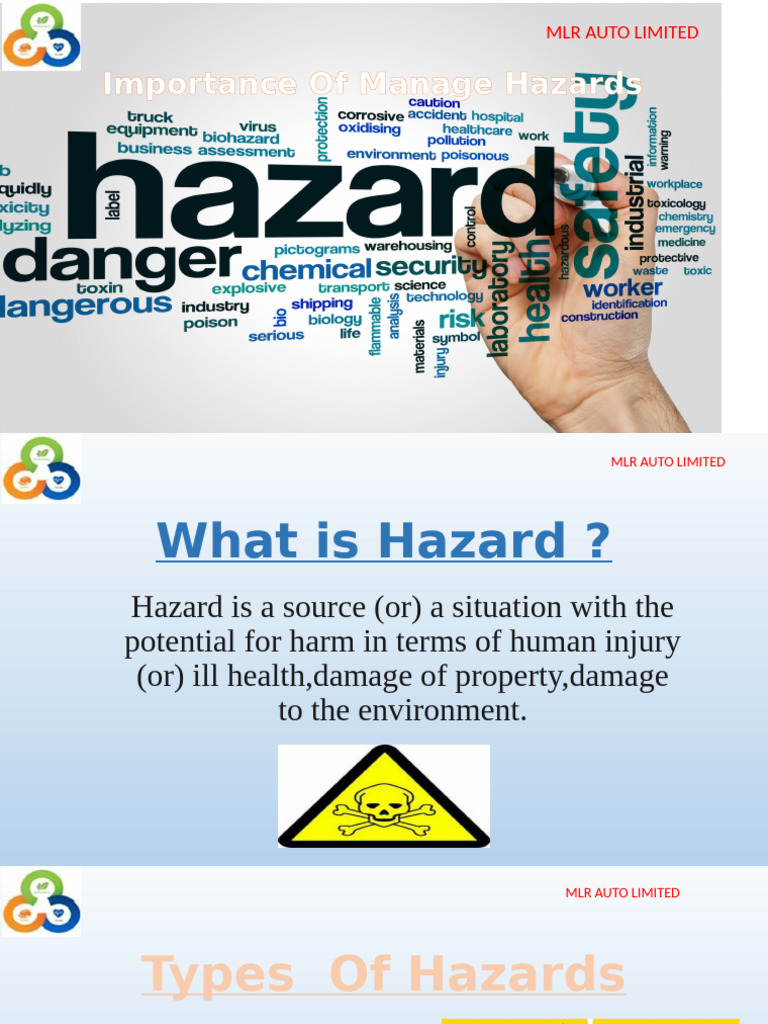 Importance of Manage Hazards [Autosaved] | PDF