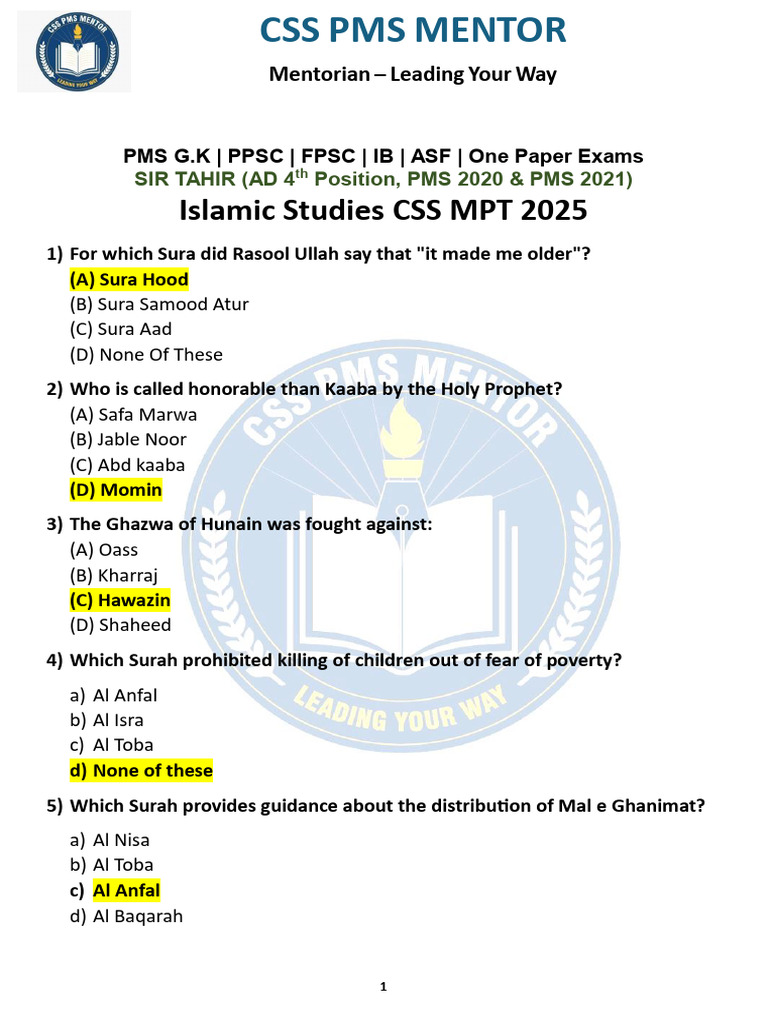 Past Papers Booklet 2024 Updated 1 | PDF | Human Rights | Radiation
