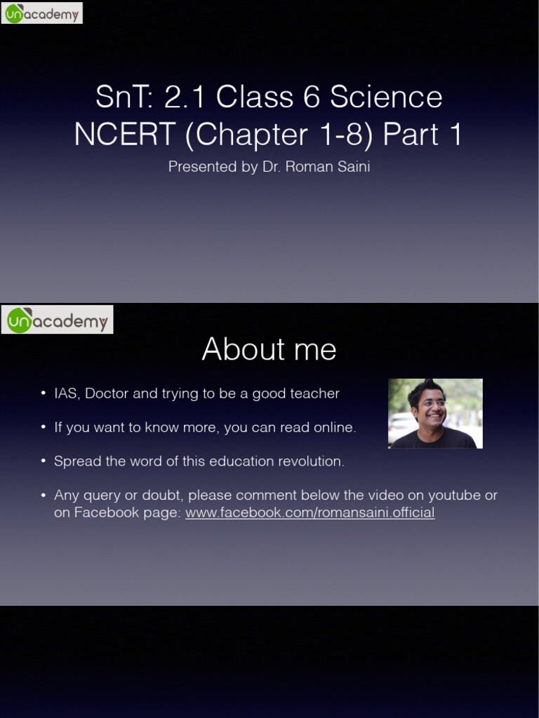 SNT 2.1 Class 6 Ncert Part 1 | PDF | Foods | Leaf