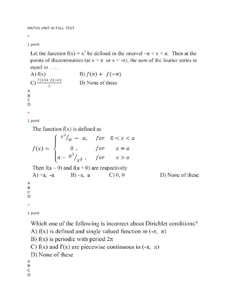 TS - Unit 3 | PDF