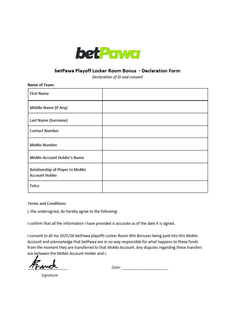 Sample Declaration form_signed | PDF