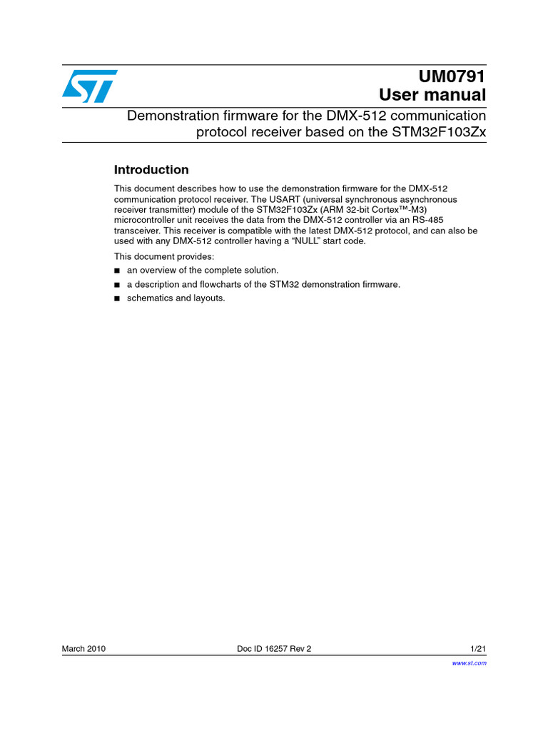 STM-STM32-STM32F103ZE-Learning Centre MCU-User Manuals-STMicroelectronics.Manuals_4 | PDF ...