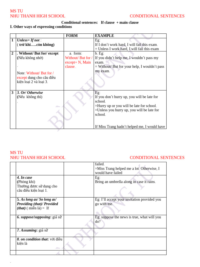 Conditional-sentences-full-lí-thuyết-MS-Tú (1) | PDF