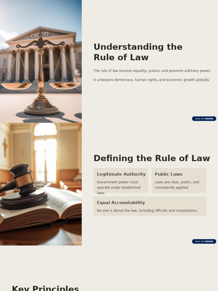 Understanding The Rule of Law | PDF | Rule Of Law | Justice