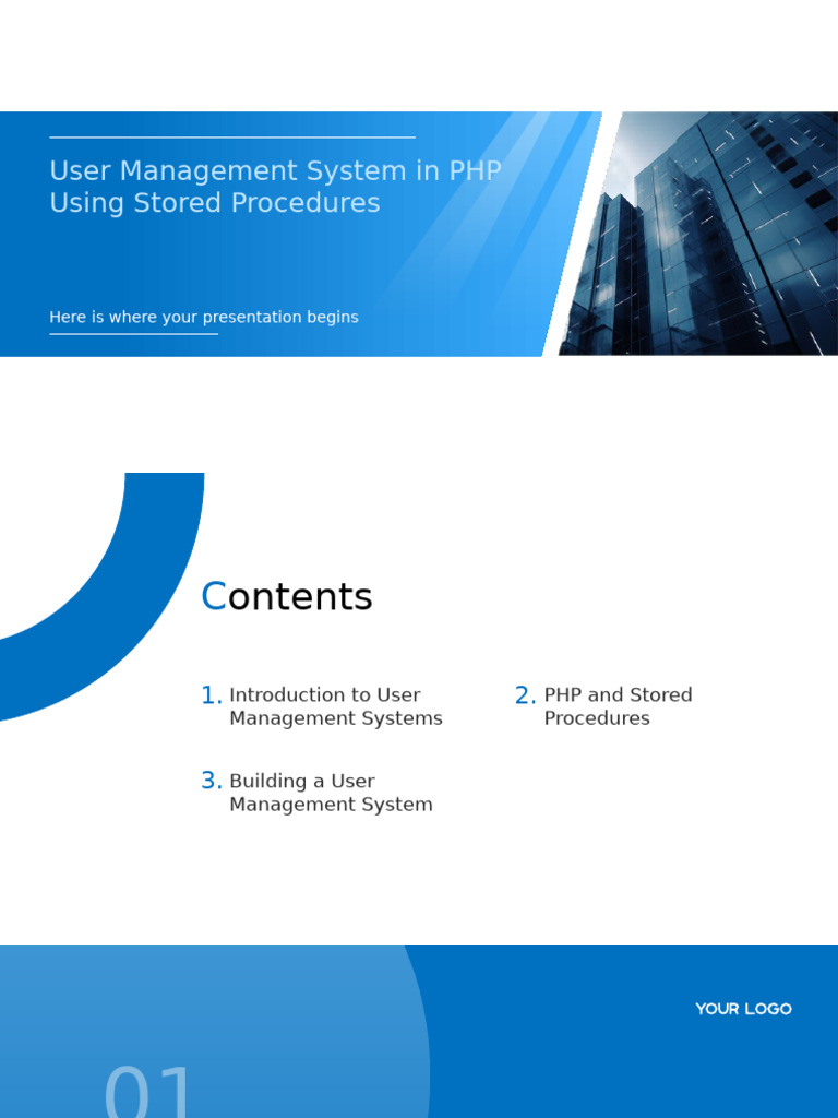User Management System in PHP Using Stored Procedures | PDF | Databases | Information Retrieval