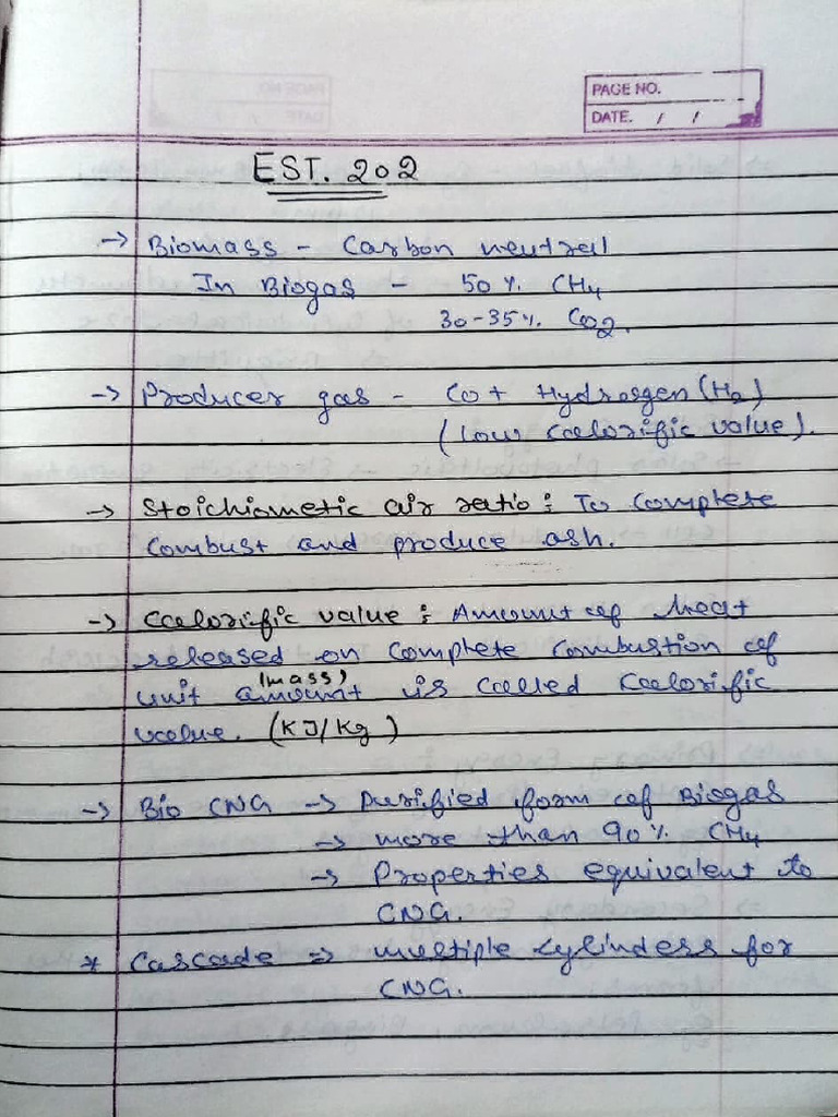 Est Notes | PDF
