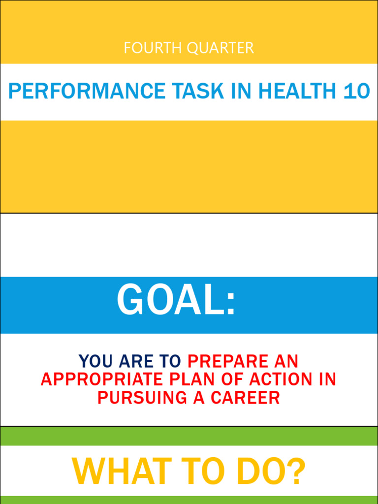 Performance Task in Health Q4 | PDF | Cognitive Science | Learning