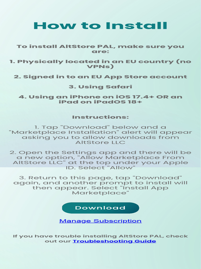 Download AltStore PAL | PDF