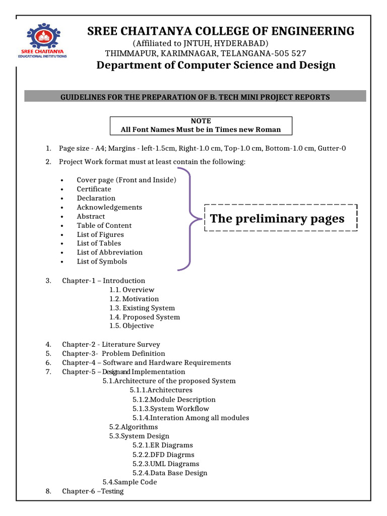 Research Oriented Project Guide Lines-1 | PDF | Times New Roman | Typefaces