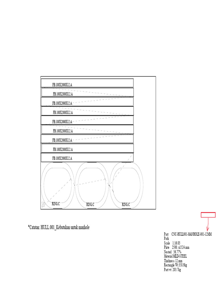 CNC Hull001 Manhole 001 12MM | PDF