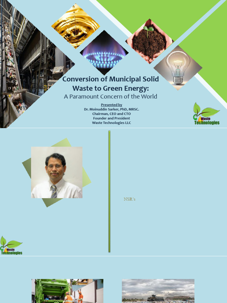 WTL Presentation in UK-2022 (M) | PDF | Municipal Solid Waste | Waste