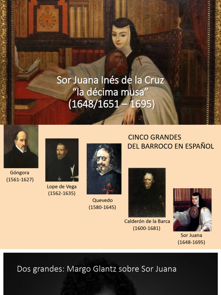 Biografía de Sor Juana Inés de la Cruz | PDF