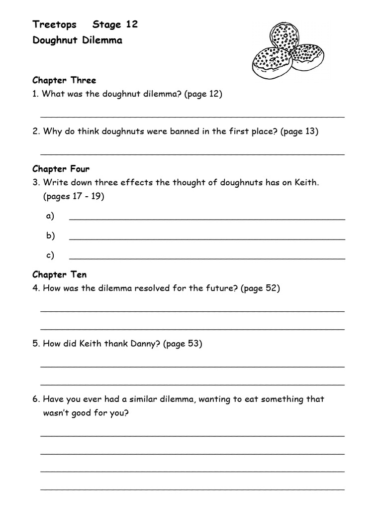 Ort 12 Doughnut Dilemma | PDF