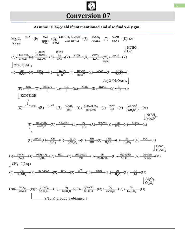 Conversion 07 - Question Notes | PDF