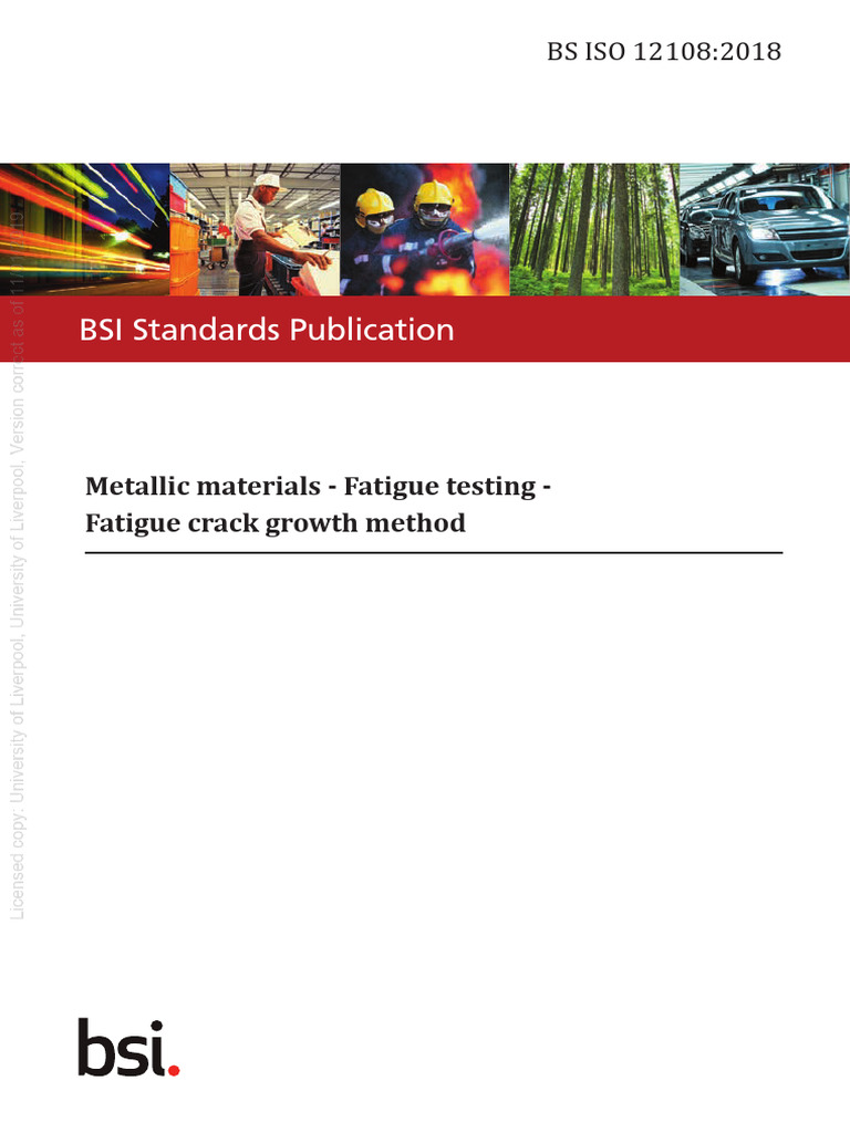 BS Iso 12108-2018 | PDF | Fracture | Fatigue (Material)